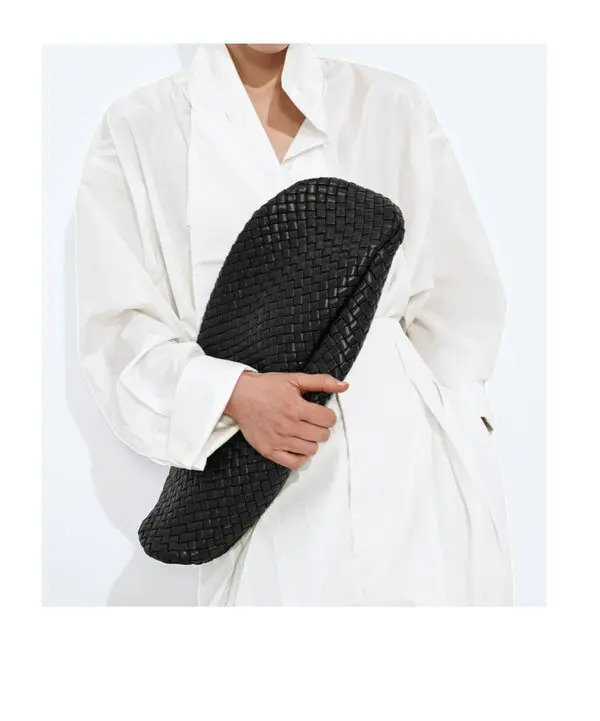 Bottega Veneta Onda Clutch Bag - Black