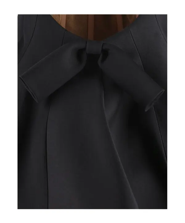 Balenciaga Bow Cape Mini Dress