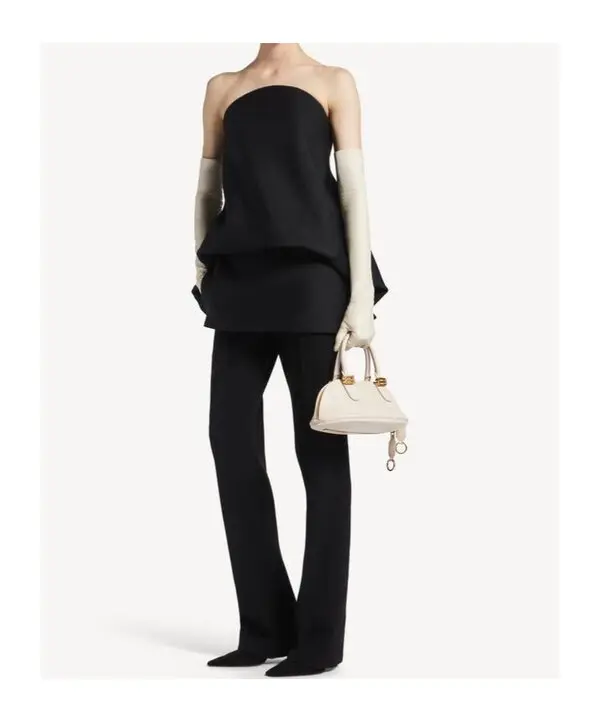 Balenciaga Bow Cape Mini Dress
