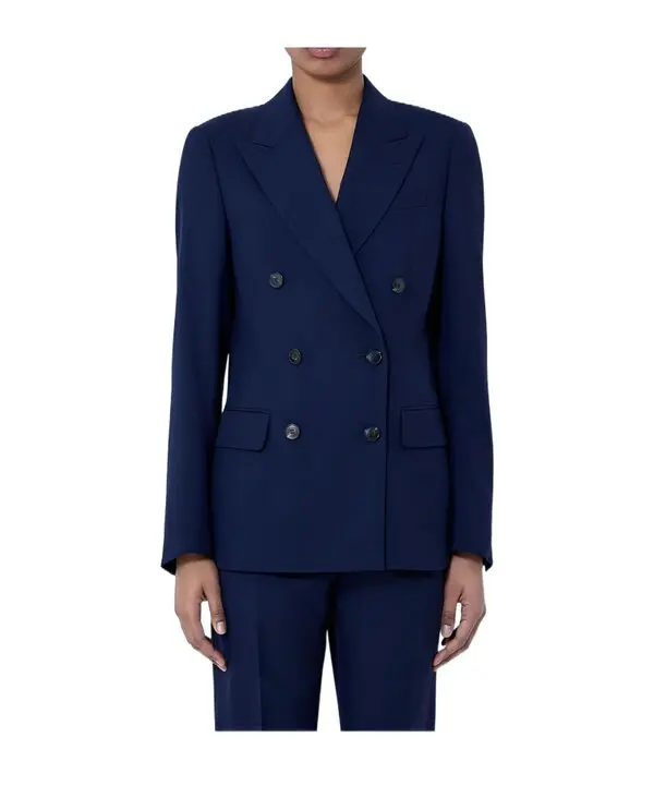 Dries Van Noten Double-breasted V-neck Blazer