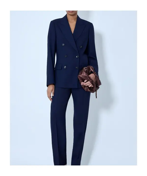 Dries Van Noten Double-breasted V-neck Blazer