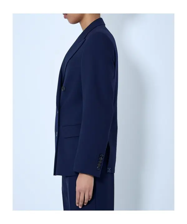 Dries Van Noten Double-breasted V-neck Blazer