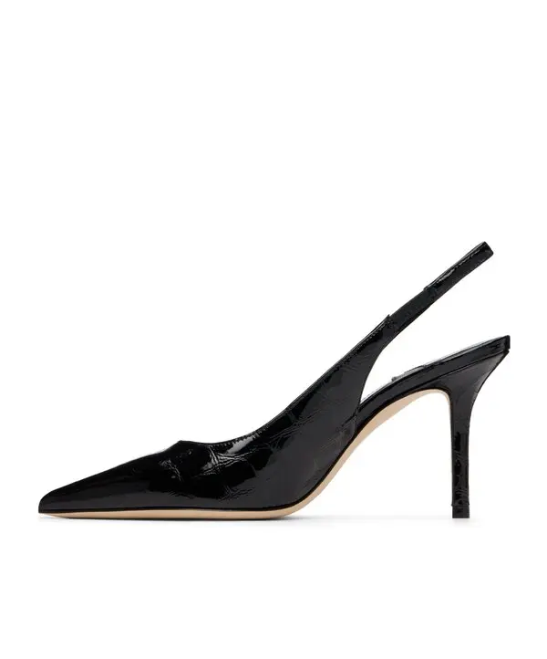 JIMMY CHOO Love Sb 85 Slingback Pointed Toe Heels