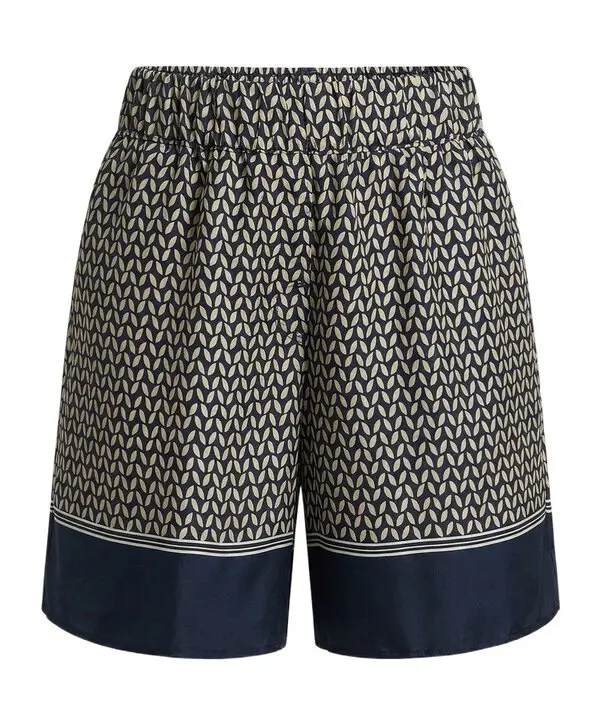 Peserico Printed Twill Shorts