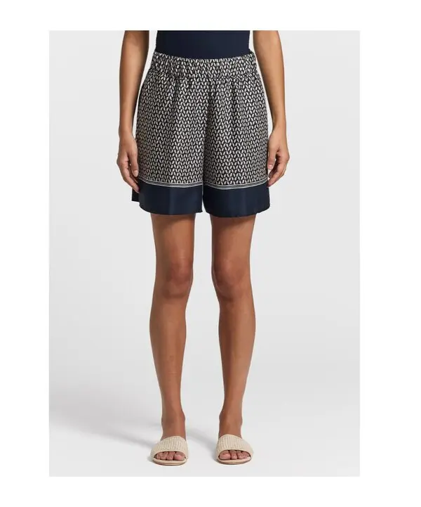 Peserico Printed Twill Shorts
