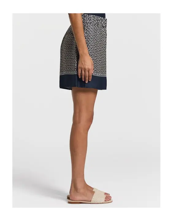 Peserico Printed Twill Shorts