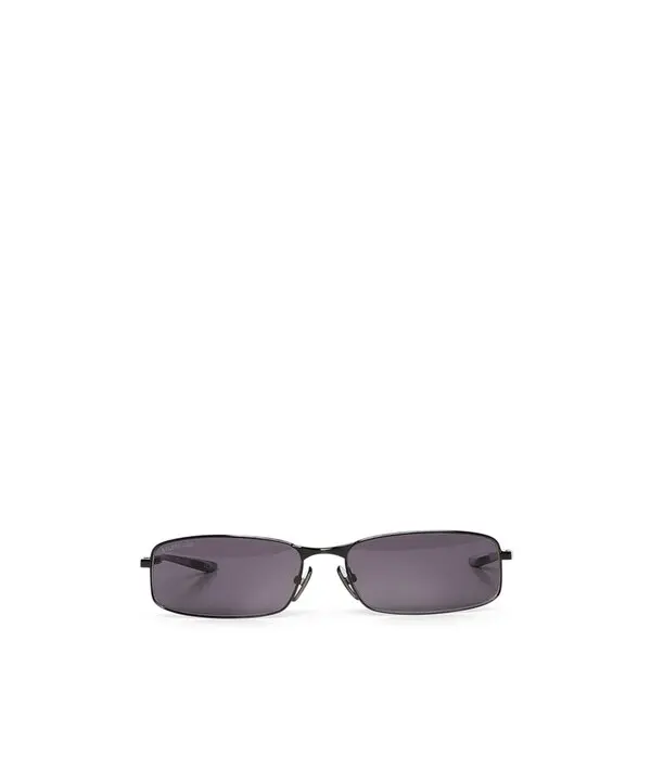 Balenciaga Rectangular Rimless Sunglasses - Gray