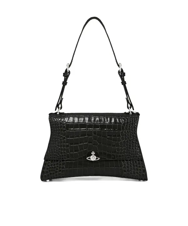 VIVIENNE WESTWOOD Bianca Medium Shoulder Bag - Black