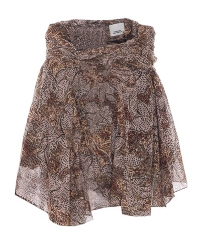 Isabel Marant Étoile Camia Ruffled Mini Skirt - Beige/brown