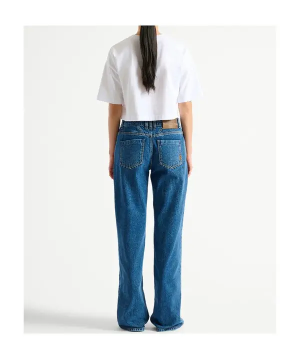 Balmain Cropped Logo T-shirt - White