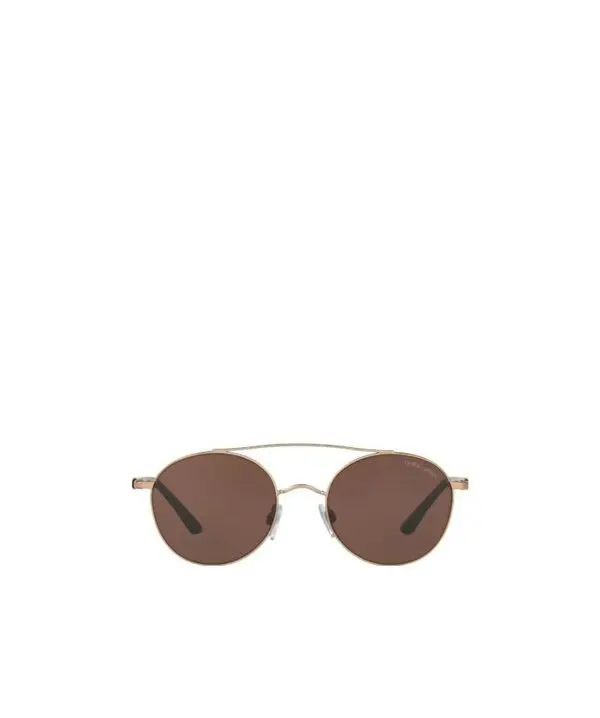 Giorgio Armani Logo Sunglasses - Brown