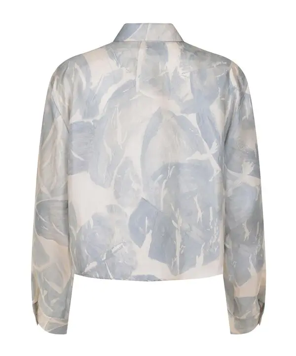 ALYSI Printed Silk Shirt