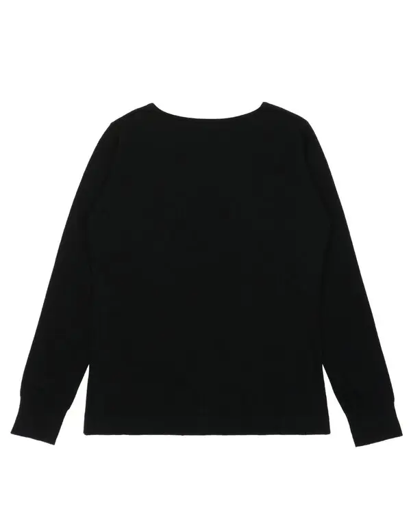 Max Mara Round Neck Long Sleeve Pullover - Black