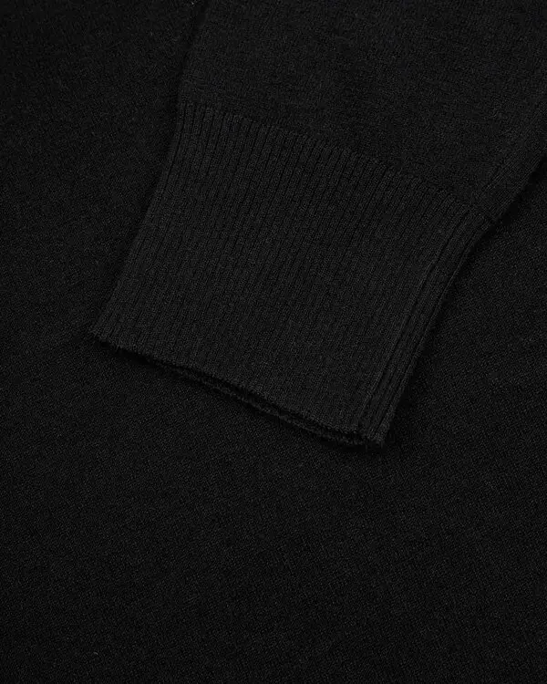 Max Mara Round Neck Long Sleeve Pullover - Black