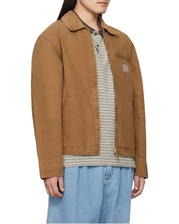 Carhartt Work In Progress Zip-up Work Jacket - Brown