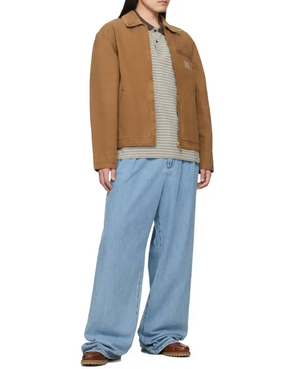 Carhartt Work In Progress Zip-up Work Jacket - Brown