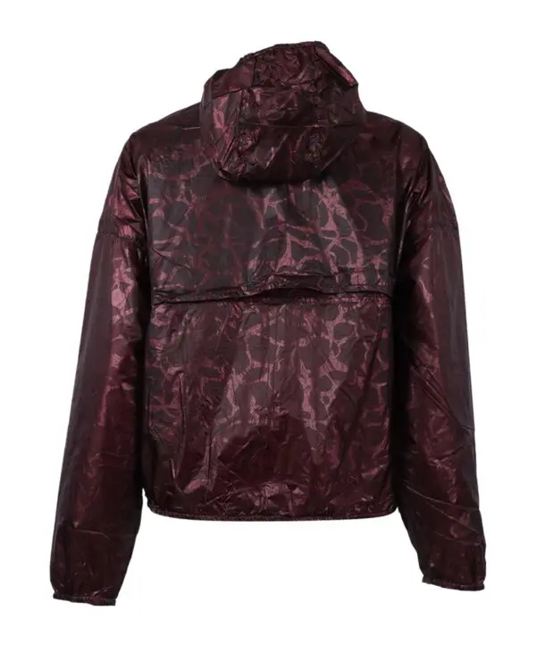 K-WAY Laurettee Super Light Reversible Hooded Jacket - Gray