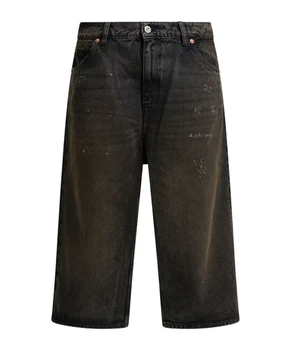 Our Legacy Capri Cut Relaxed Denim Shorts
