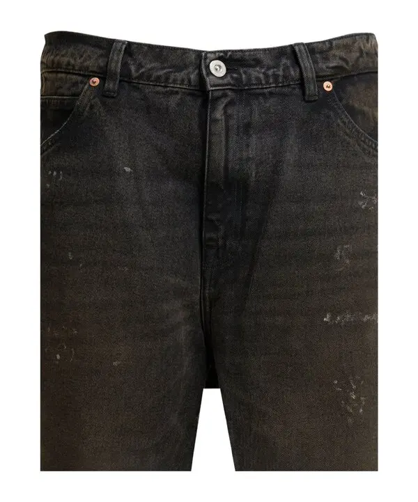 Our Legacy Capri Cut Relaxed Denim Shorts