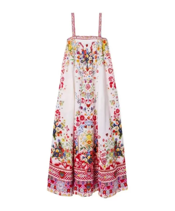 Camilla Crystal-embellished Printed Maxi Dress