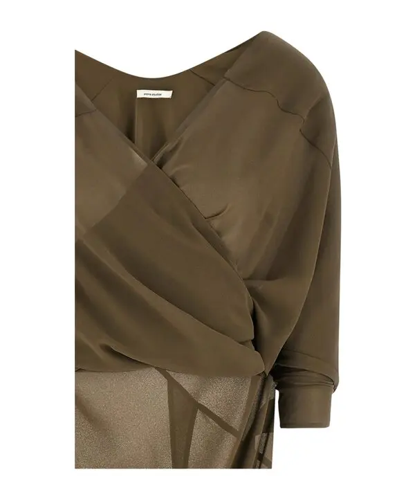ENTIRE STUDIOS Draped Maxi Dress