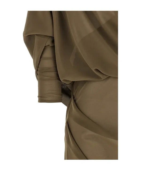 ENTIRE STUDIOS Draped Maxi Dress