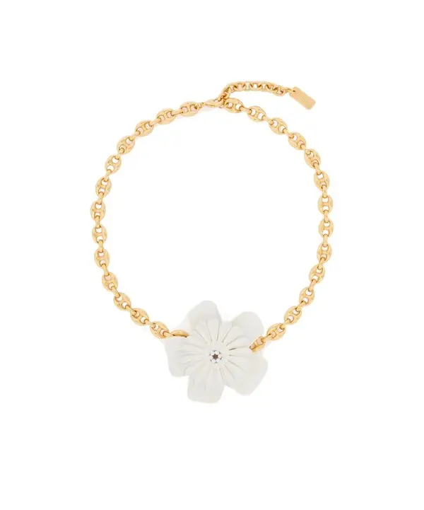 Chloé Bloom Choker - Clouds White
