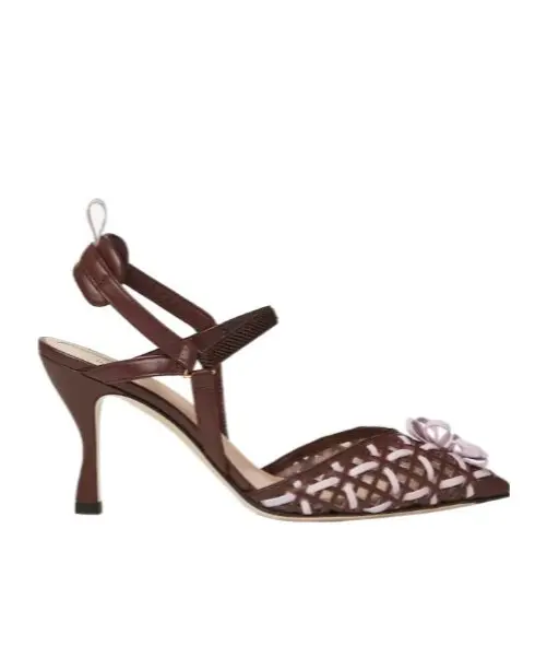 Fendi Colibrì Lite Point-toe Floral Pumps - Multicolor