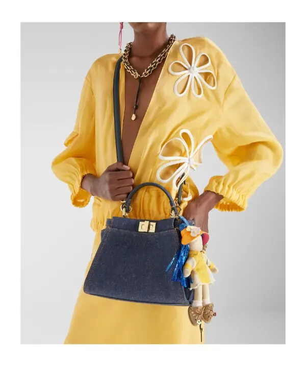 Fendi Floral Cut-out Silk Organza Bomber Jacket