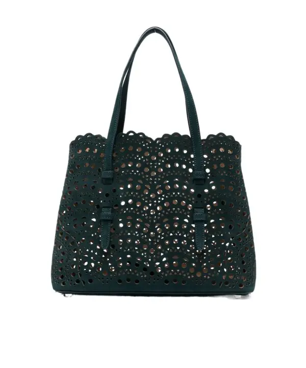 Alaïa Mina 25 Mini Tote Bag - Black