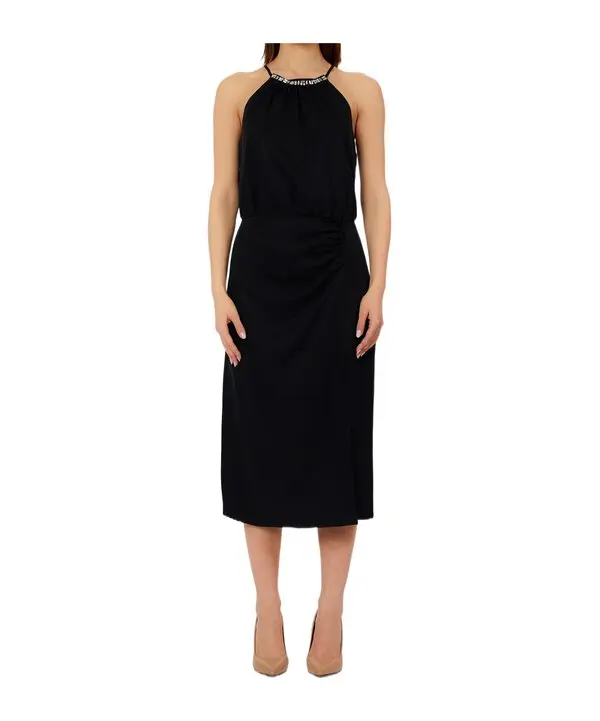 Liu Jo Embellished Sleeveless Midi Dress