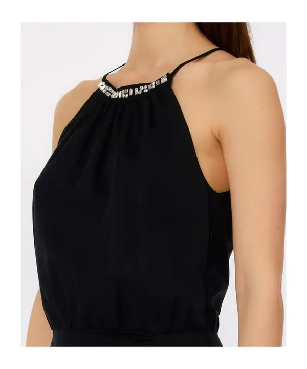 Liu Jo Embellished Sleeveless Midi Dress