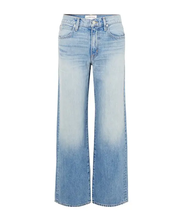 SLVRLAKE Jazmine Mid-rise Wide-leg Jeans - Blue