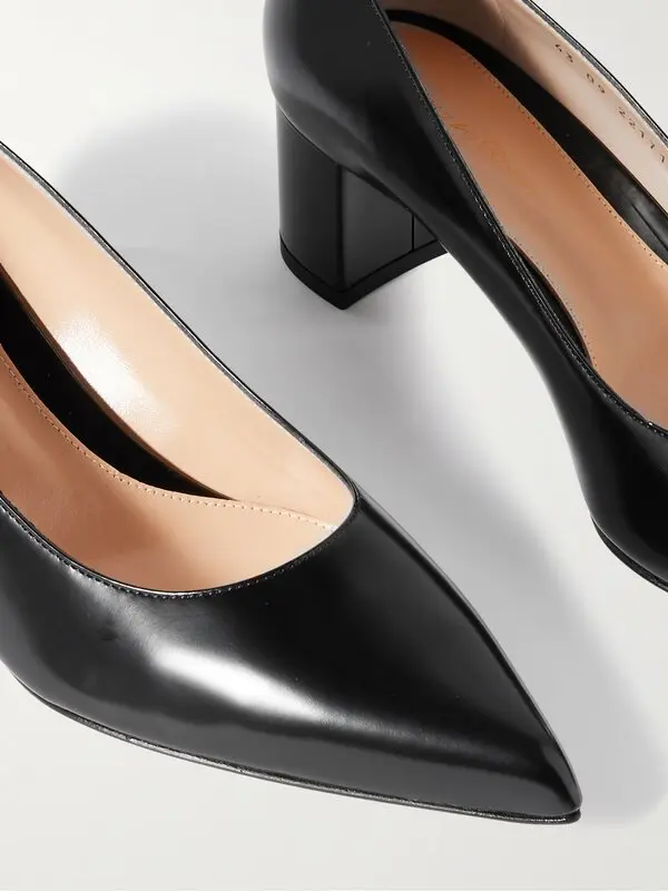 GIANVITO ROSSI Piper 45 Leather Pumps
