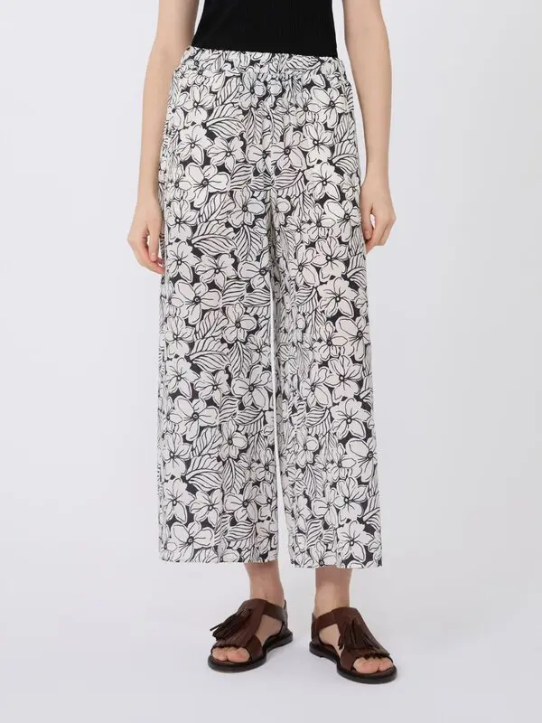 Max Mara Nirvana Floral-pattern Trousers