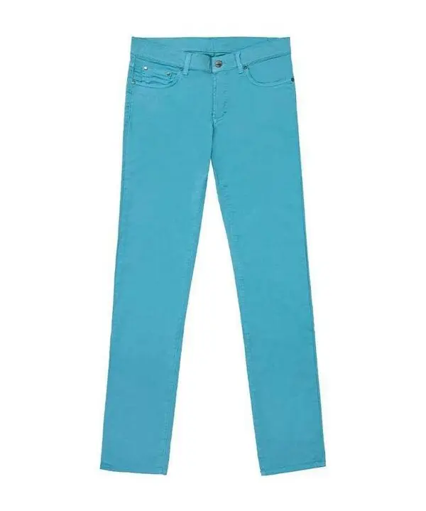 Versace Logo Straight Jeans - Blue