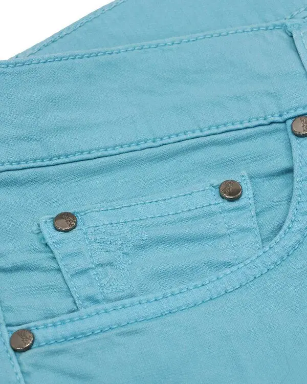 Versace Logo Straight Jeans - Blue