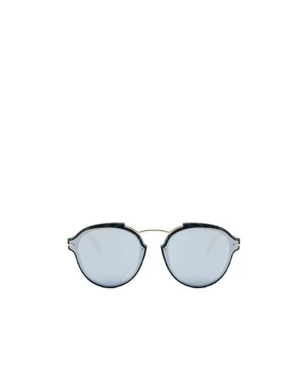 Dior Round Frame Sunglasses - White