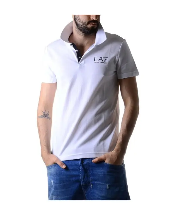 EA7 Logo Details Polo Shirt
