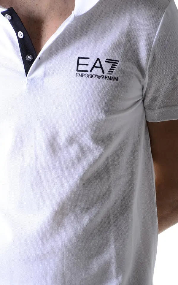 EA7 Logo Details Polo Shirt
