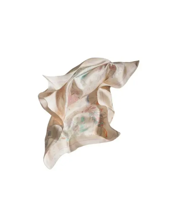 Gucci Printed Double G Silk Jacquard Carr - Multi-color