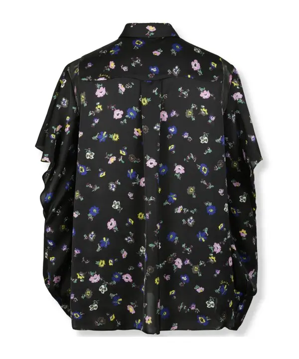 Sacai Floral Print Blouse