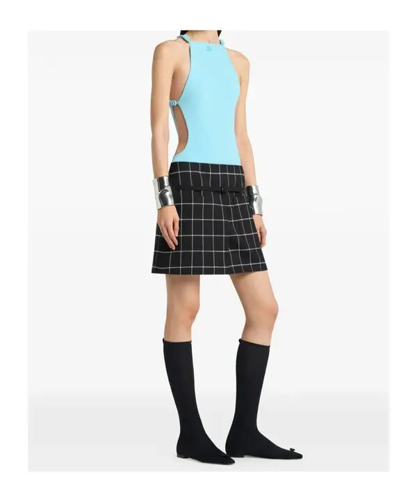COURREGES Buckled Flat Boots
