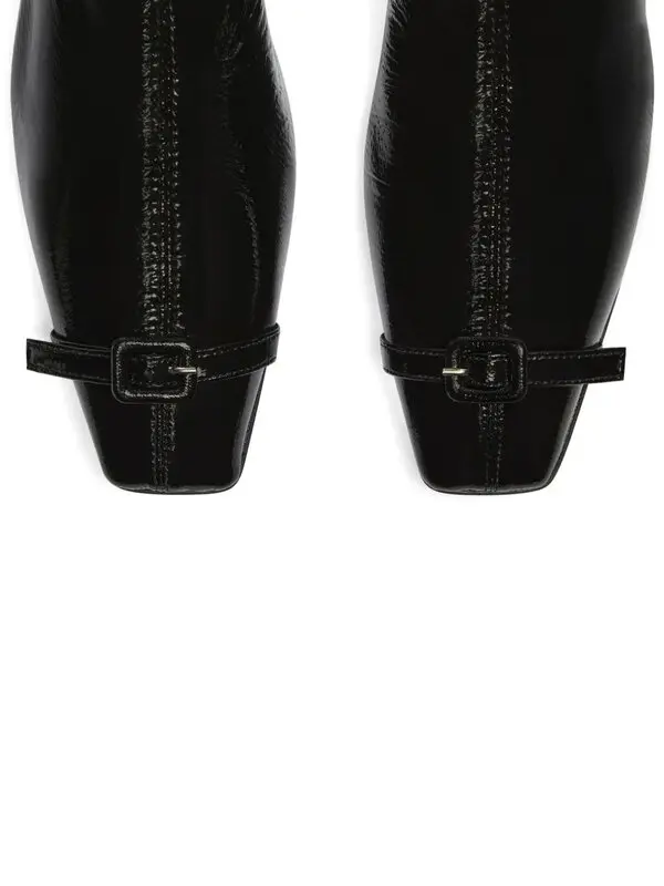 COURREGES Buckled Flat Boots