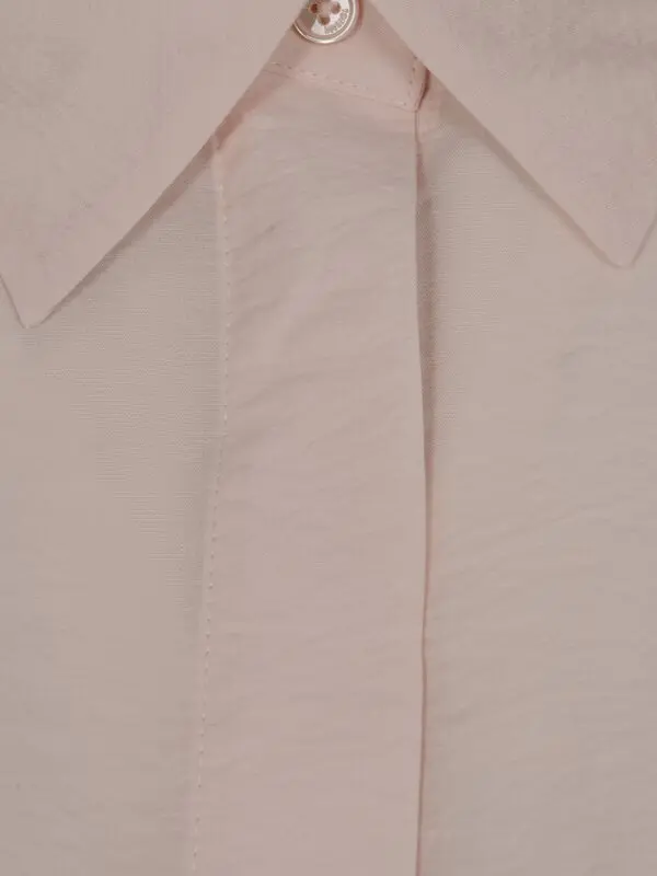 TOTEME Parachute Long-sleeve Shirt Dress - Nude