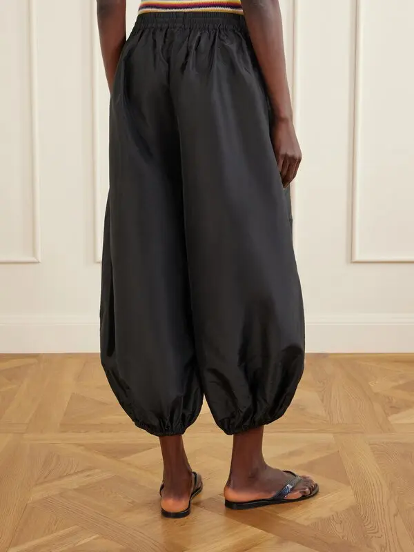 Suzie Kondi Sofia Silk-taffeta Wide-leg Pants