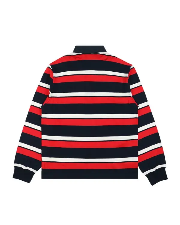 PAUL  SHARK Striped Long-sleeved Polo Shirt