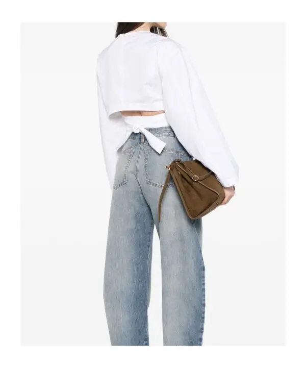 Alaïa Cropped Belted Top