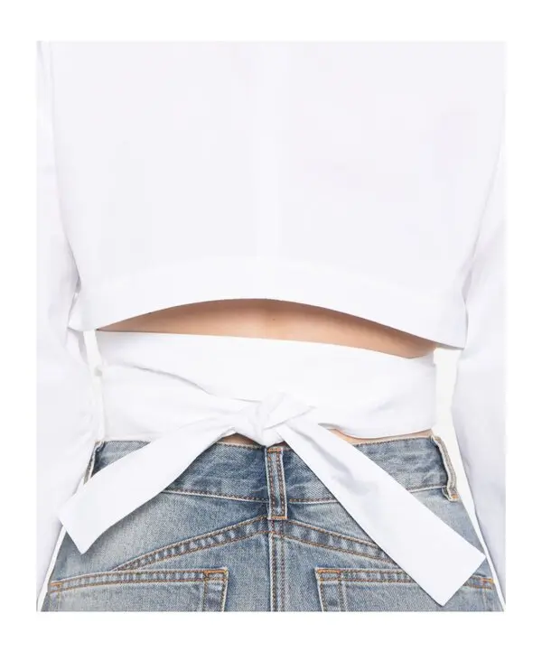 Alaïa Cropped Belted Top