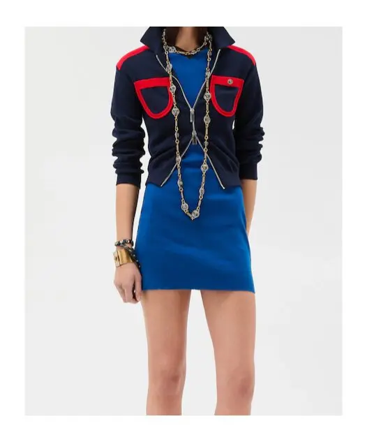 Versace Long-sleeved Zipped Cardigan With Medusa Hardware